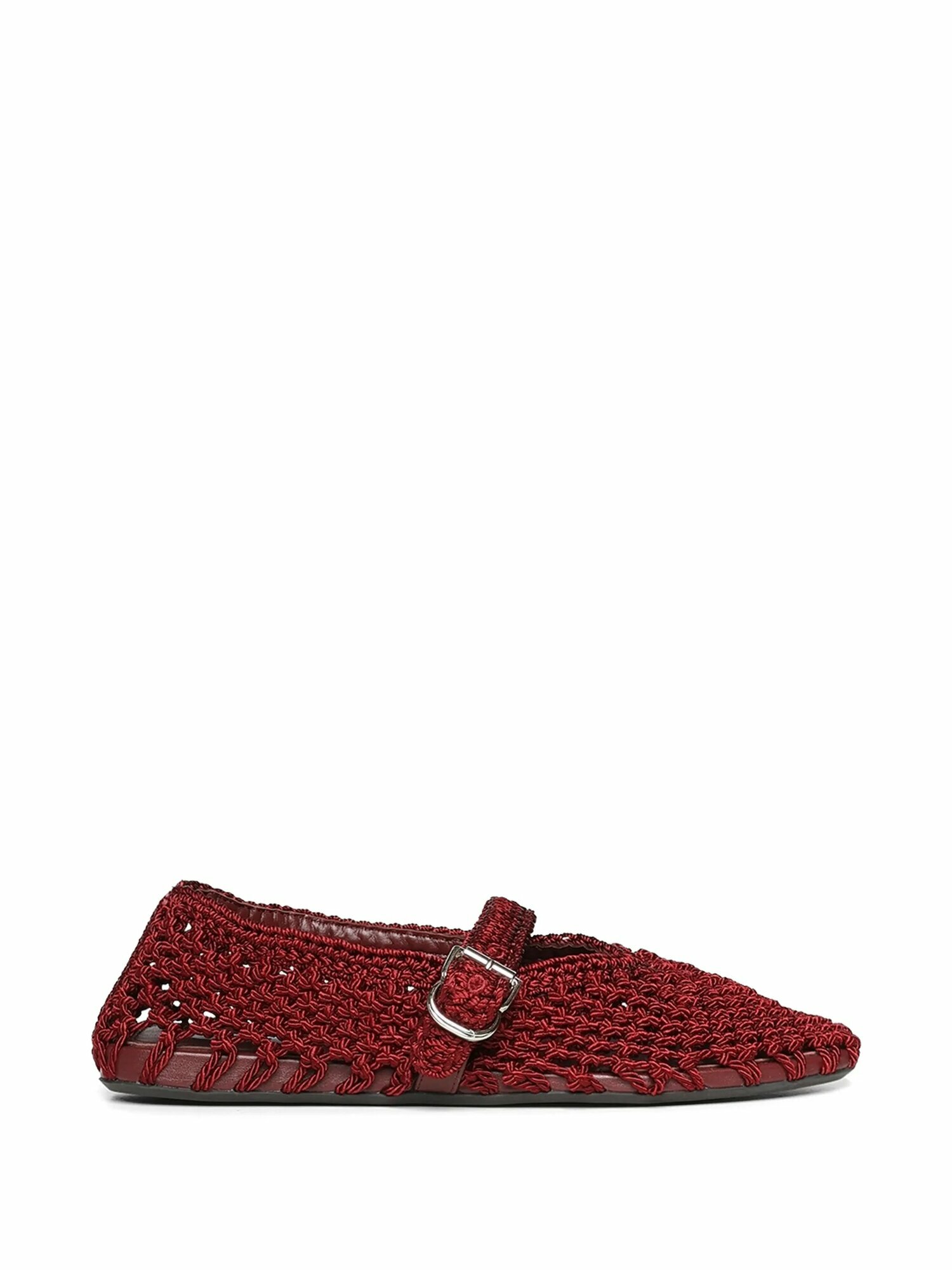 Балетки Crochet buckle-fastening ballet flats