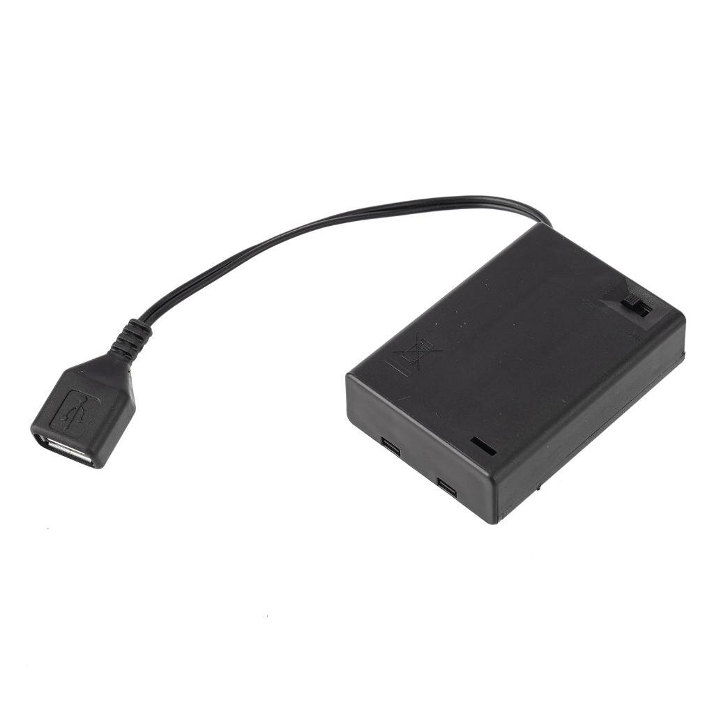 Корпус для батареек АА с USB-разъёмом, 3