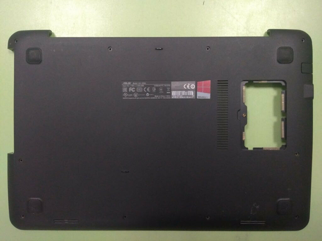 Нижняя крышка поддон для ноутбука Asus X554 X554L p/n 13N0-R7A1C11