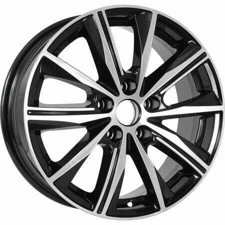 Колесный литой диск КиК Арнар R16x7 5x114.3 ET50 CB66.1 Almaz_black
