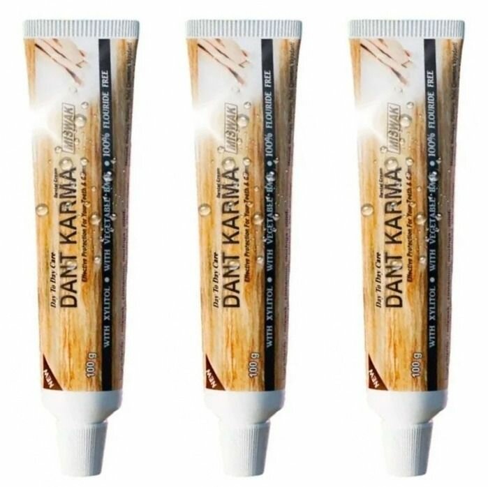 Day2Day Зубная паста Care Mishwak toothpaste Дант Карма, Мишвак, 100 г, 3 шт