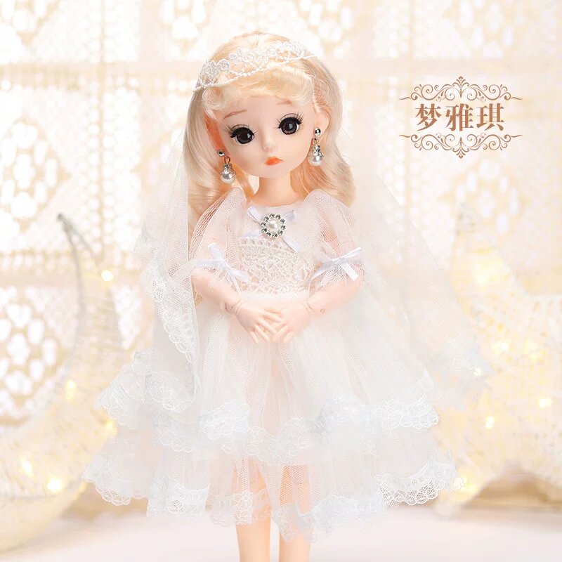 Набор кукол Bajiang 30cm 1/6, одежда для кукол BJD, реалистичная милая кукла-принцесса, игрушка для девочек, подарок на
