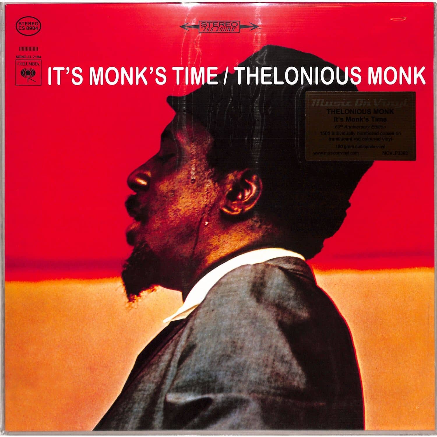 Thelonious Monk. It's Monk's Time (LP Ltd/Translucent Red Vinyl/Reissue/Виниловая пластинка)