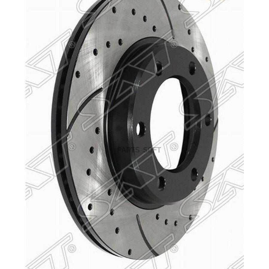 Диски тормозные(комплект 2шт) Toyota Hilux Pick Up 88-97 / Land Cruiser Prado 87-02 от официального дистрибьютора, SAT, артикул ST4351260100PF