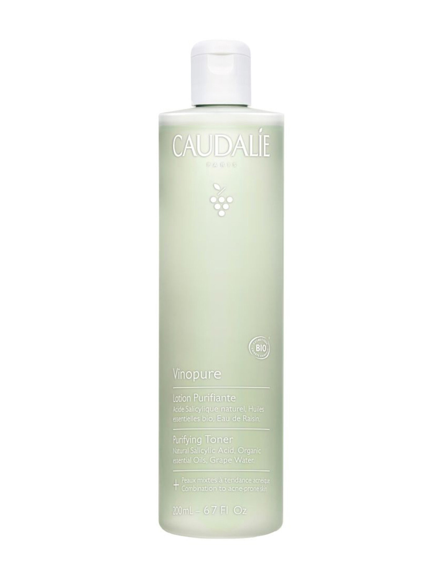 Тоник для лица CAUDALIE Vinopure Purifying Toner очищающий, 200 мл