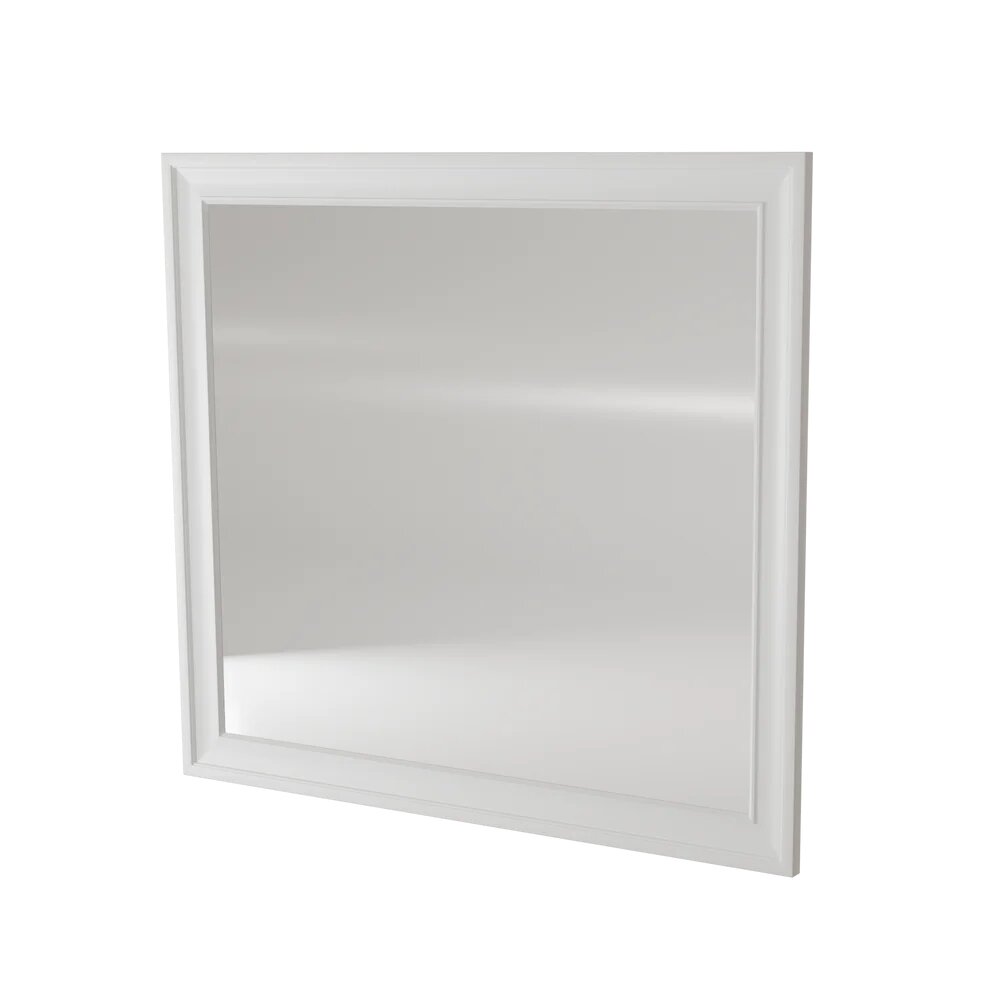Зеркало Caprigo Ponza 13531-B231 100 см, белое, в современном стиле, зеркало настенное в ванную