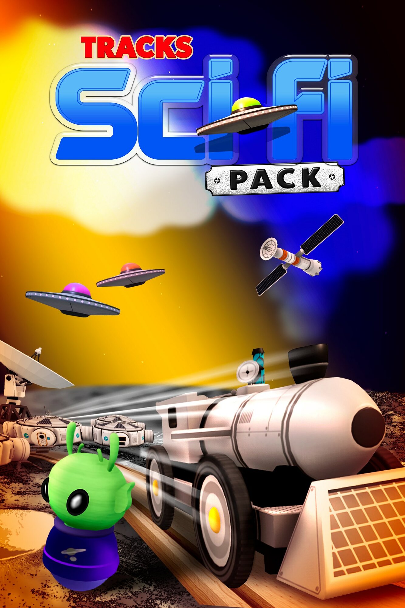 Tracks - The Train Set Game: Sci-Fi Pack — Sci Fi Pack — для Xbox · нужна базовая игра · Xbox One, Xbox Series X|S
