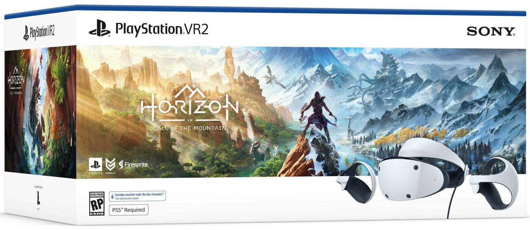 Sony VR2 Шлем c ваучером на игру Horizon JP (очки) виртуальной реальности для PS 5