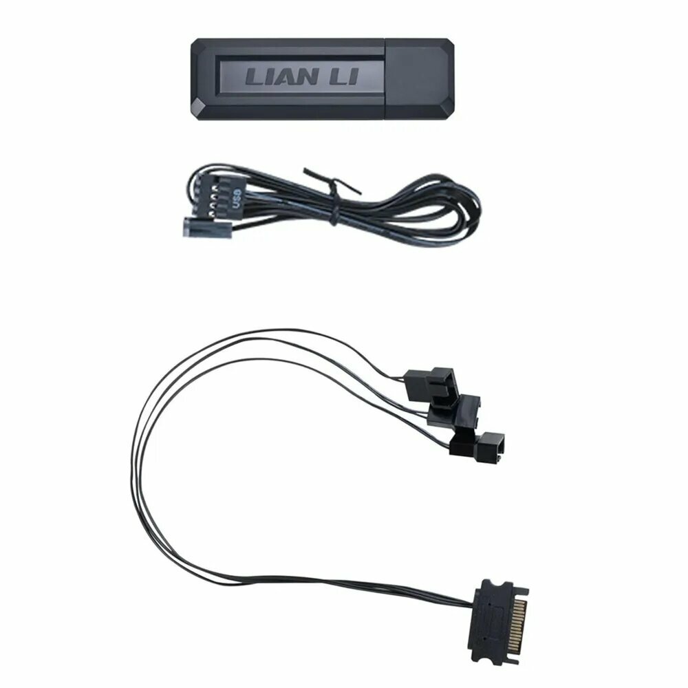 LIAN LI UNI Вентилятор L-Беспроводной Контроллер С PWM SATA-Кабелем - Черный