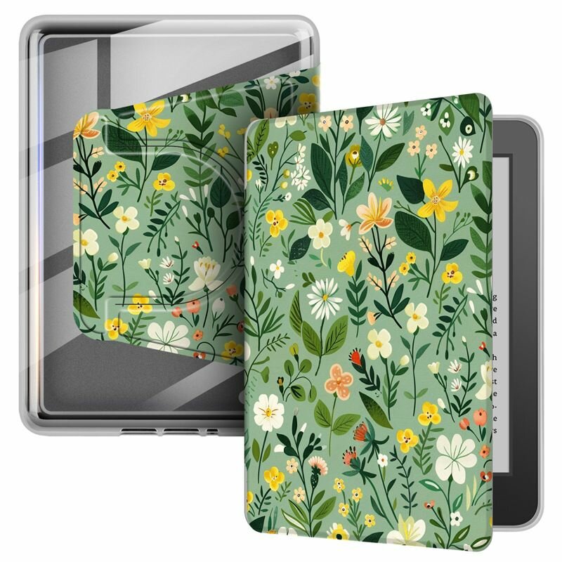 Чехол для Amazon Kindle 2022/2024 6" (11th Gen, 12th Gen), C2V2L3 / RS23CV, прозрачный, с магнитным разделением