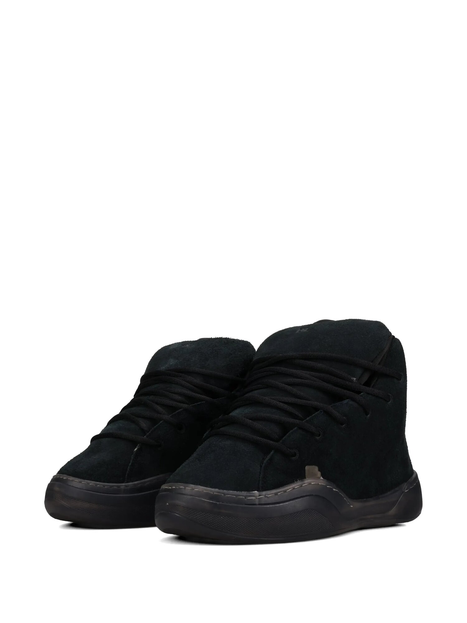 Кроссовки ERL Suede mid-vamp sneakers, размер 29, black/black — фото 1