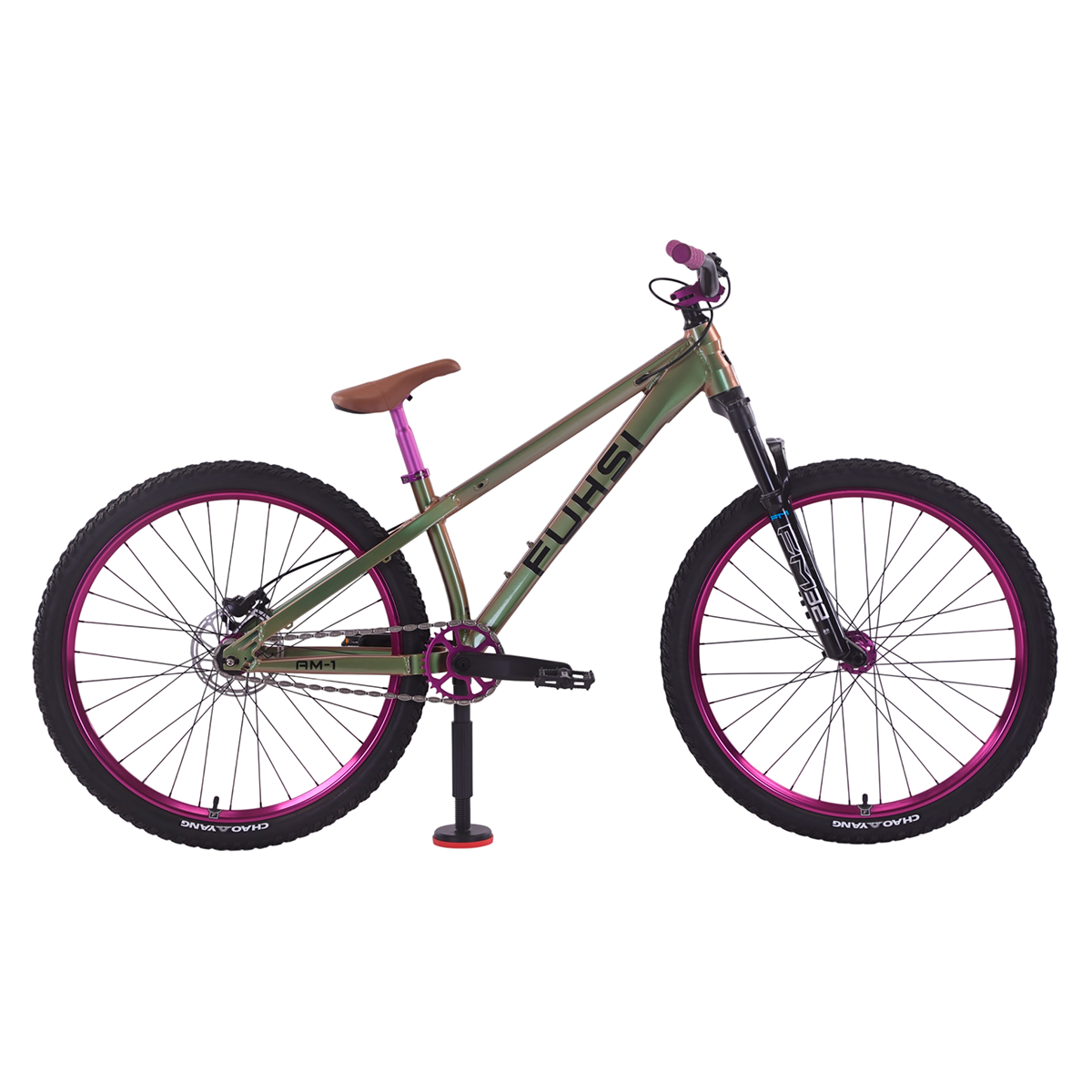 Трюковой Street/Dirt велосипед BREND FUHSI ORIGINAL FU671, диаметр колеса 26", рама алюминий, зеленый