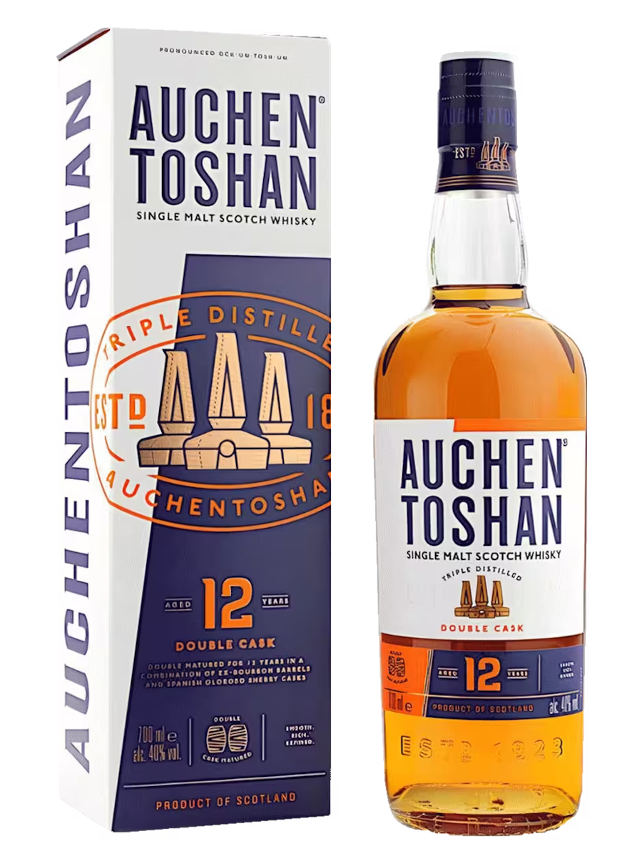 Виски Auchentoshan Single malt 12 aged years 0,7 л в подарочной упаковке