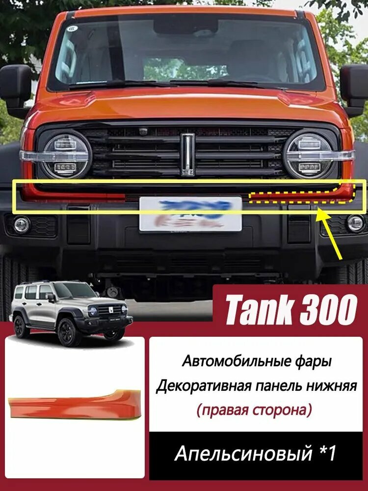 TANK300 Защита внешних частей автомобиля на кузов, 1 шт.