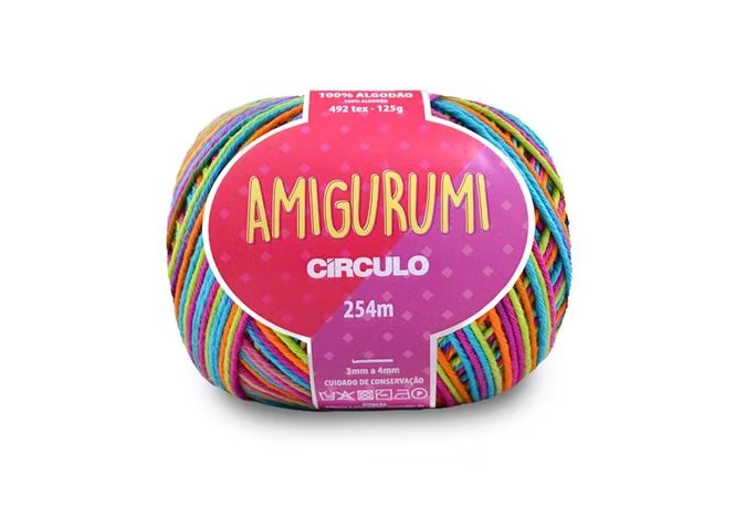 Пряжа CiRCULO AMIGURUM, 100 % мерсеризованный бразильский хлопок, 254 м, 150 г, цвет 9278