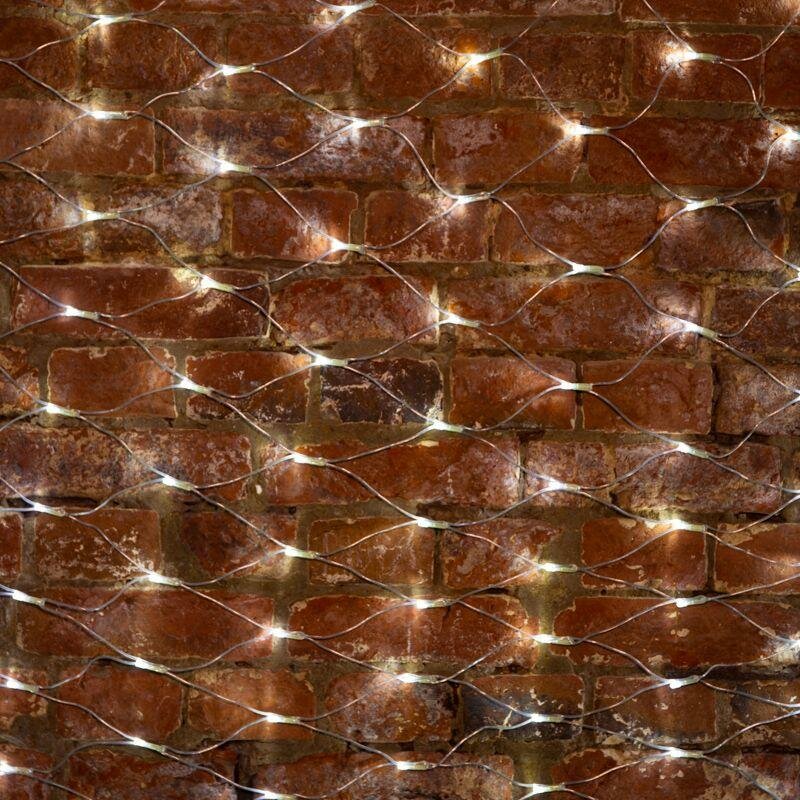 Гирлянда светодиодная "Сеть" 2х1.5м 288LED бел. 24Вт 230В IP65 свечение с динамикой провод ПВХ прозр. Neon-Night 215-045