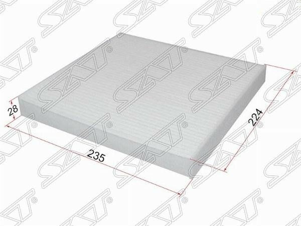 Фильтр салонный SAT ST-80292-SWW-G01 Honda Accord 02-13, Civic 05-15