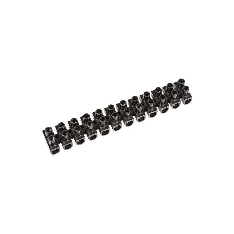 Колодка клеммная КВ-10 10А 10кв. мм PP (полипропилен) черн. (уп.10шт) Rexant 07-5010-2