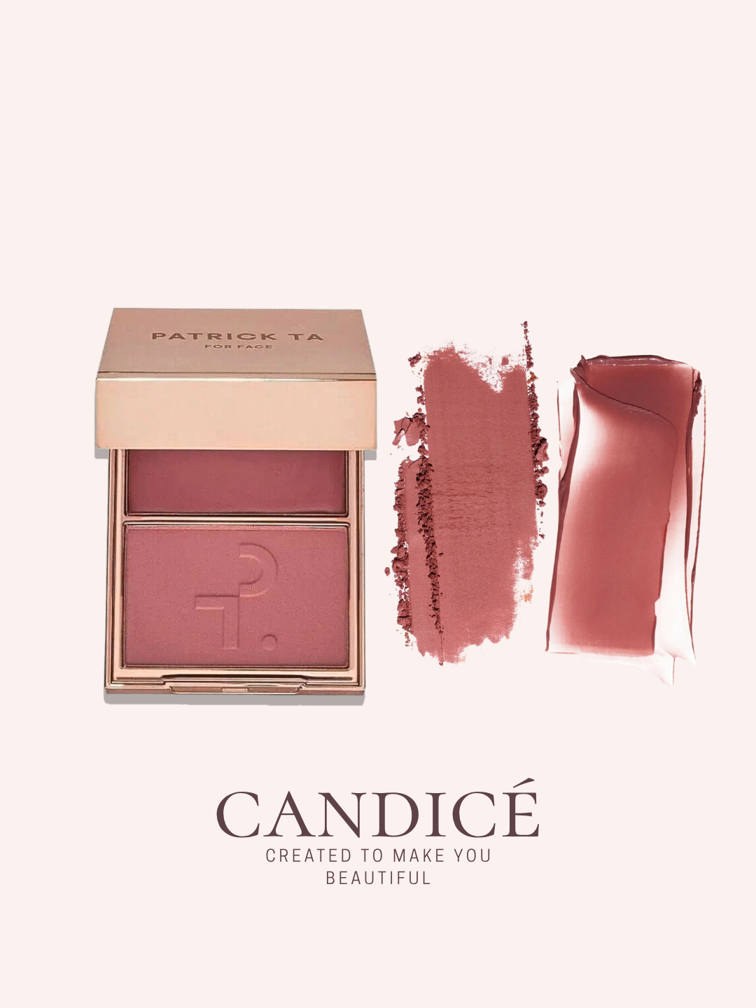 Двойные румяна Patrick Ta MAJOR HEADLINES DOUBLE-TAKE CREME & POWDER BLUSH DUO SHE GOES TO THE GYM, 10гр