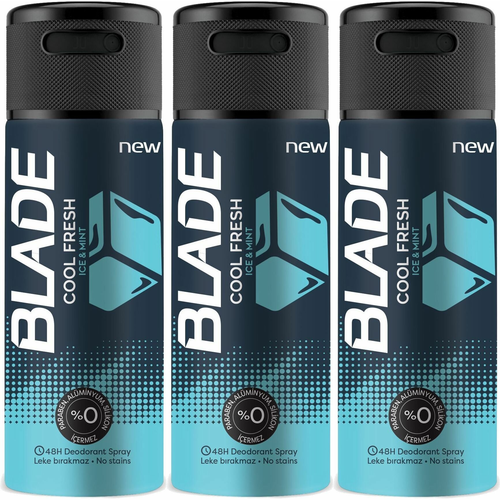 Дезодорант спрей Blade Cool fresh мужской 150 мл, набор: 3 штуки