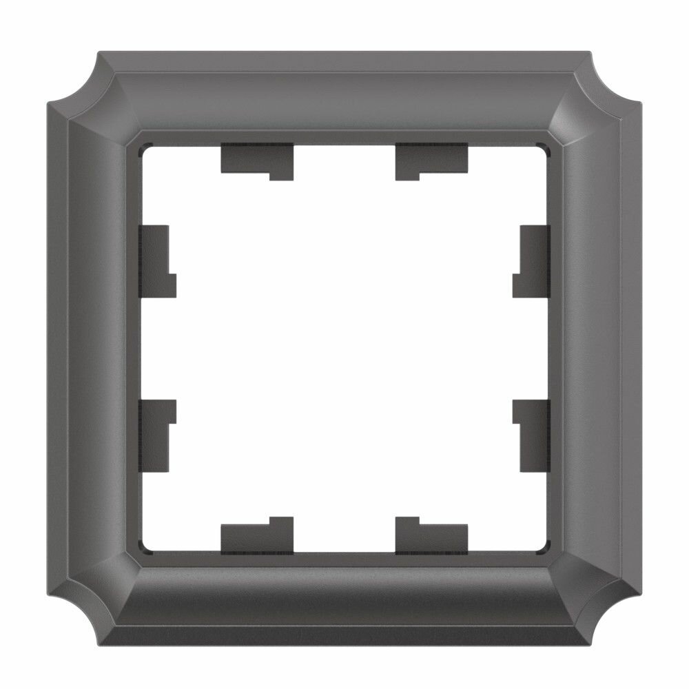 Рамка для розеток и выключателей Systeme Electric 1-постовая, мокко, Atlasdesign Antique