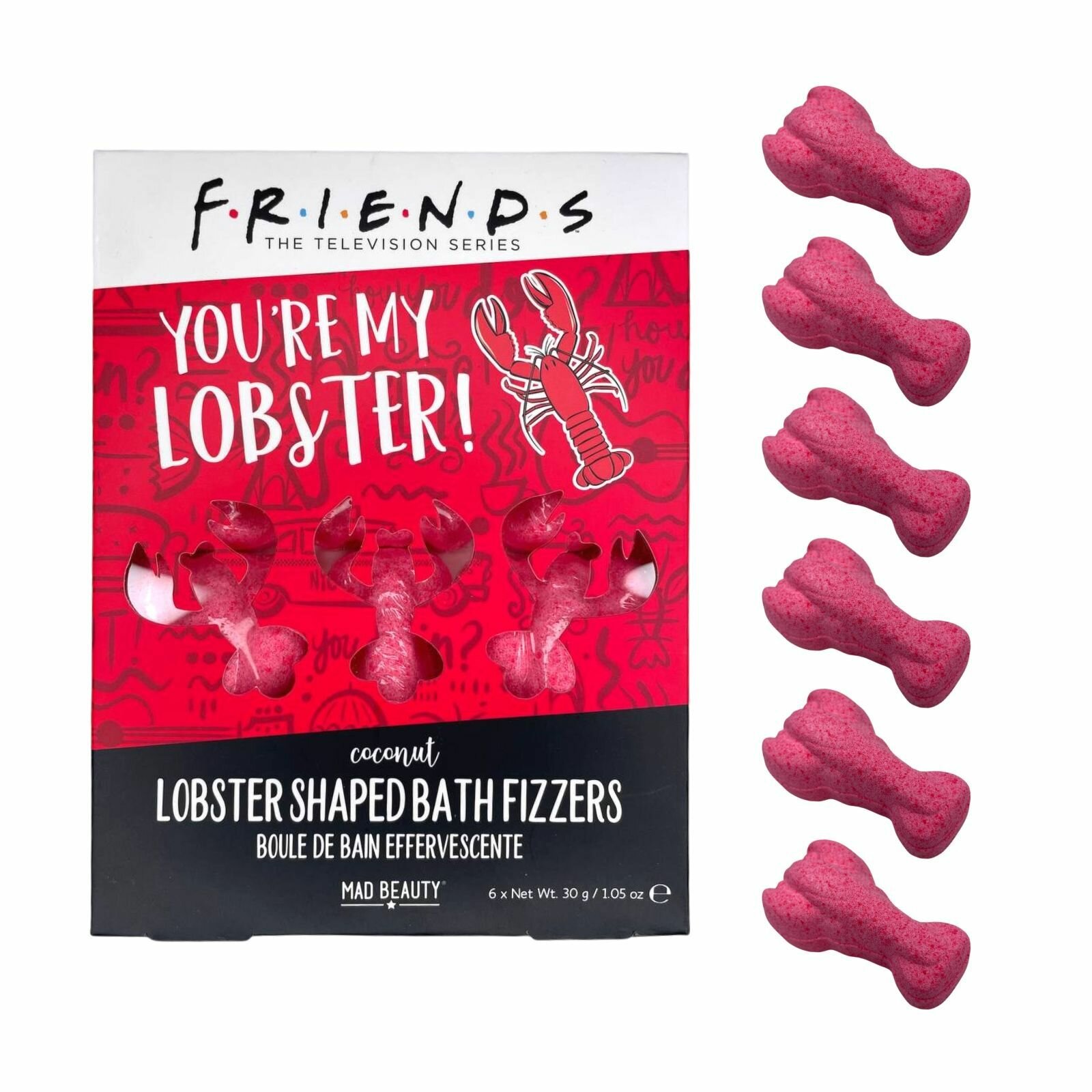 Бомбочек для ванны Friends: Lobster 6 шт