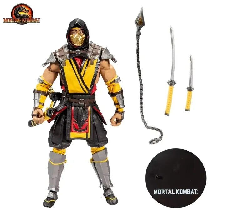 Mortal Kombat Scorpion 7" Фигурка, Желтый, Color: 03