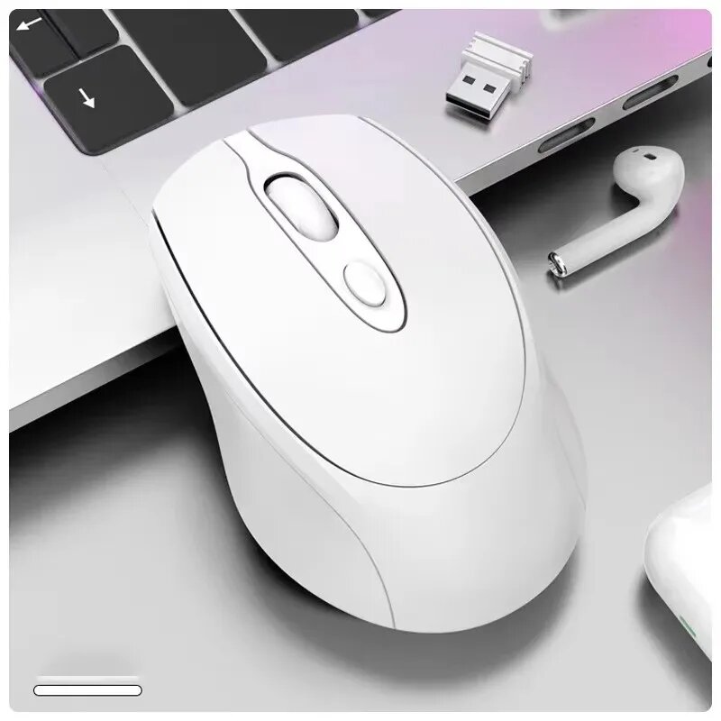 Беспроводная мышь White 2.4G