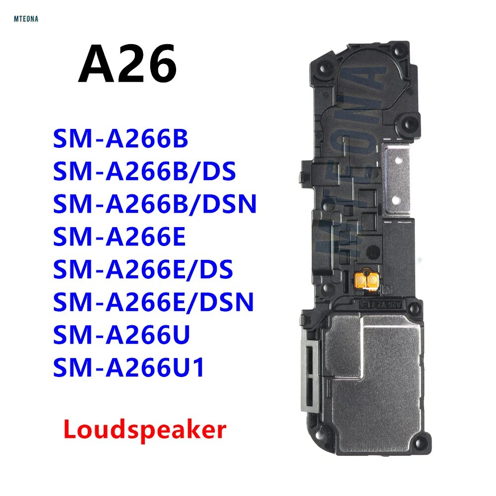 Громкоговоритель-зуммер для Samsung Galaxy A26 SM-A266B A266E/DS A266 A266U Звуковой модуль звонка Громкая плата динамика