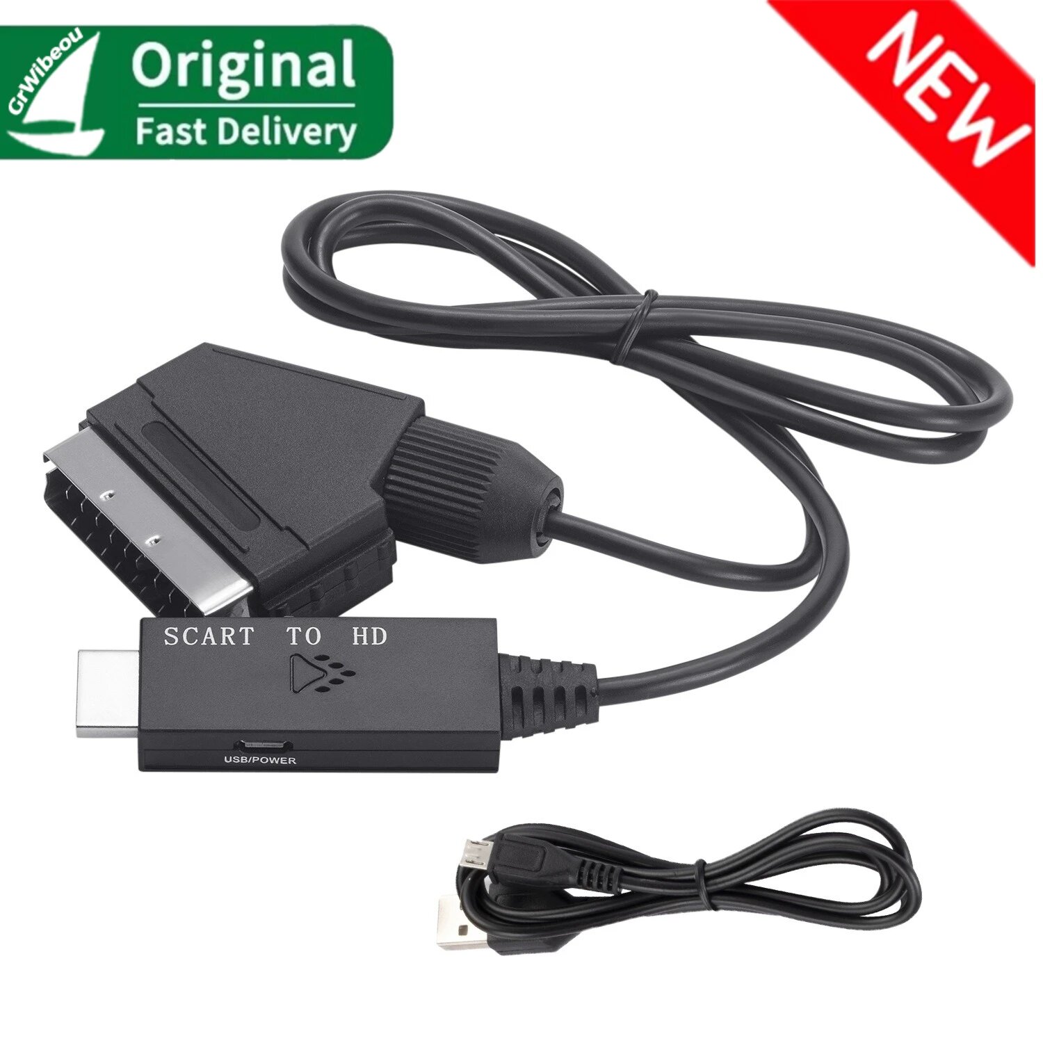 Конвертер SCART в HDMI 1080P