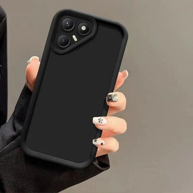 Черный противоударный чехол для Tecno Pova 7