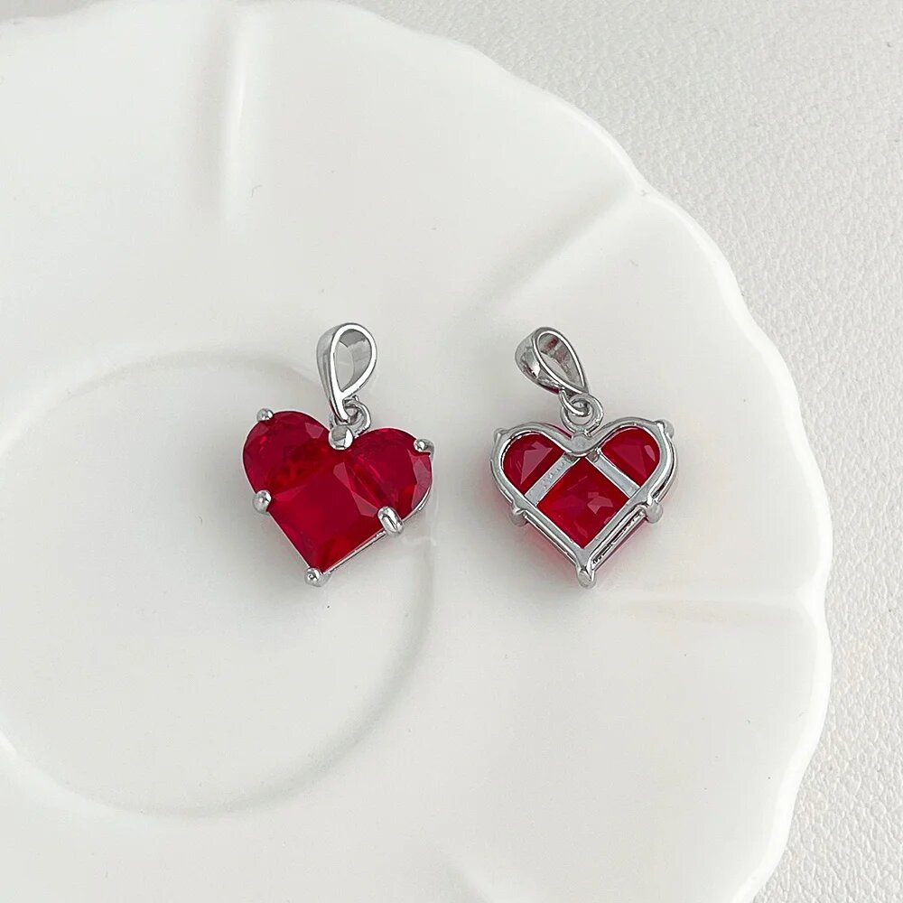Сердечная подвеска Red 14X20MM