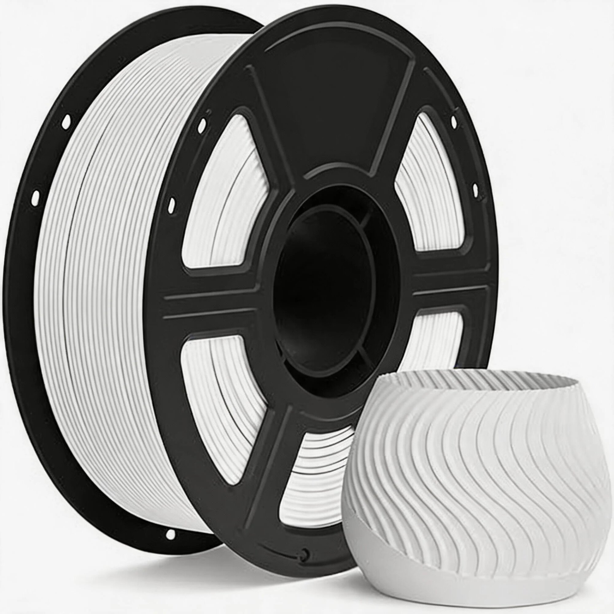 MANLANG Филамент PETG для 3D-печати 1.75 мм, набор цветов 250g white