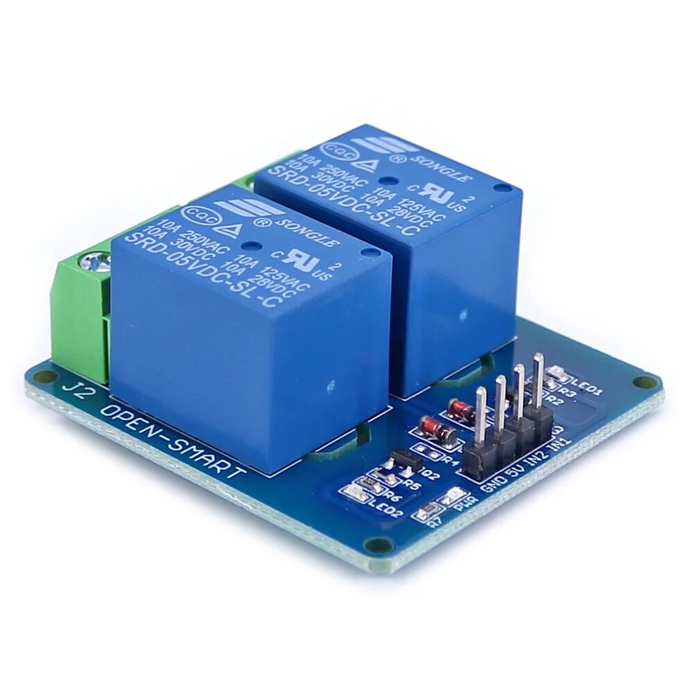OPEN-SMART 2 Channel 5V Dual Relay Module — фото 1