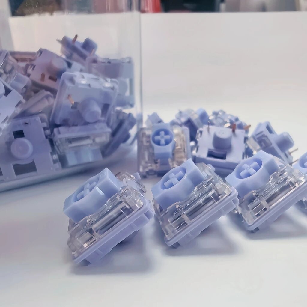 NuPhy Gateron Wisteria T55, 70 переключателей