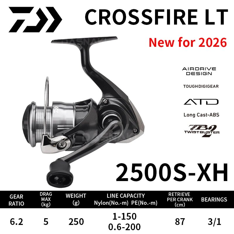 DAIWA CROSSFIRE CS LT Безынерционная катушка