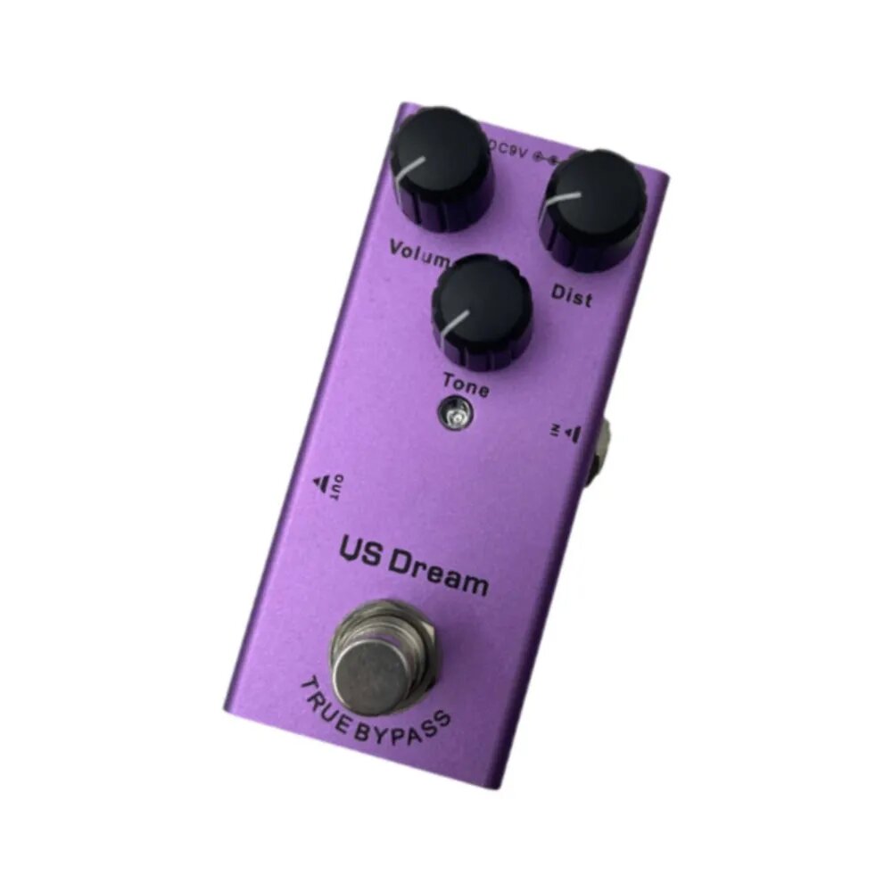 US Dream Дисторшн-педаль 9V True Bypass Distortion effect pedal for electric guitar.