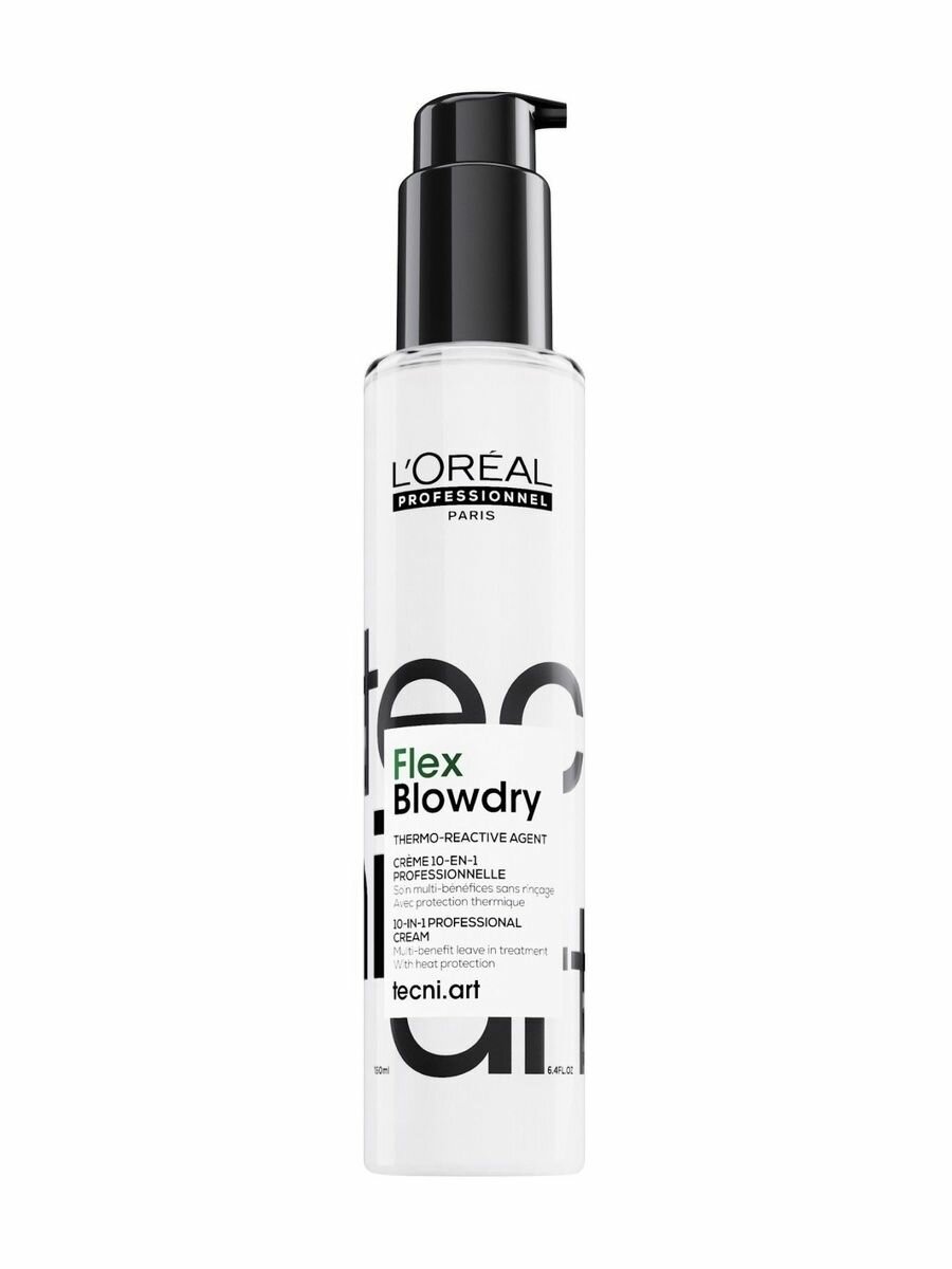 L'OREAL PROFESSIONNEL Serie Expert Blow-dry Крем для волос термозащитный c эффектом "запоминания" формы укладки, 150 мл