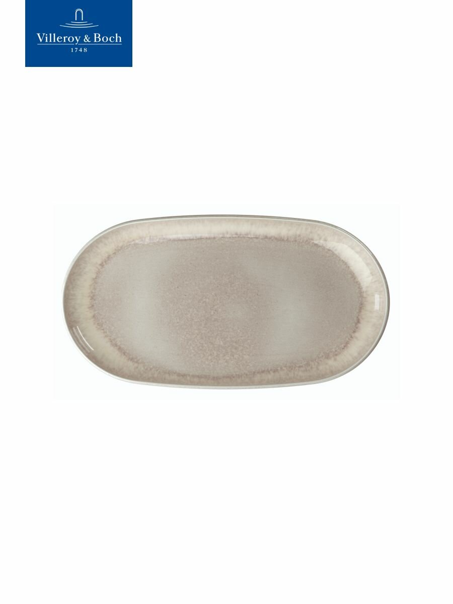 Блюдо сервировочное 34 см, Perlemor Sand, like. by Villeroy & Boch, Премиум-Фарфор