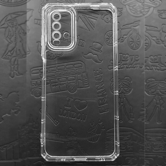 Чехол для Xiaomi Redmi Note 9 4G/Redmi 9T, Armor (противоударный) с защитой камеры