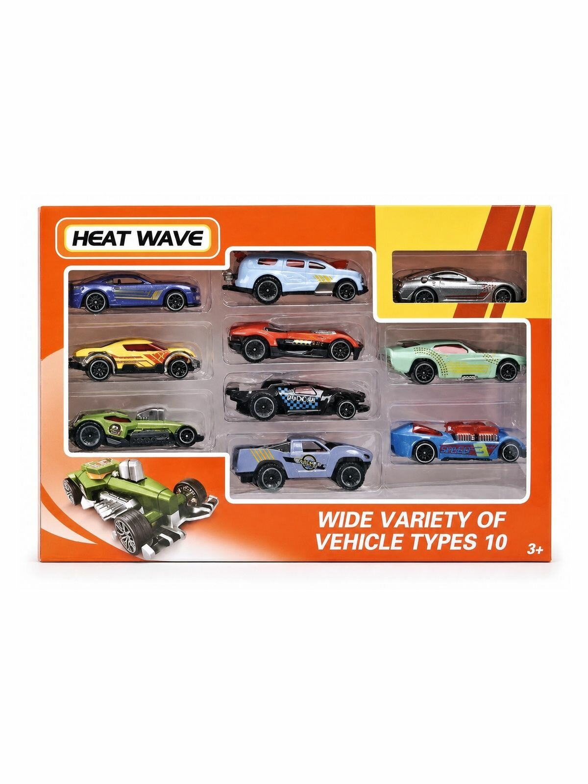 Набор машинок Die cast 10 шт для детей, Коллекционные гоночные машинки 1:64, Игрушки для мальчиков, наборы игрушечных машинок