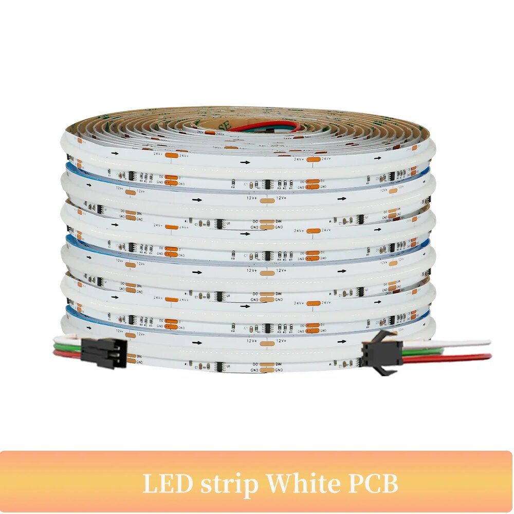 Xnbada RGBIC светодиодная лента TUYA WIFI WS2811 Белый, only COB White, 576leds 10mm PCB, 3M