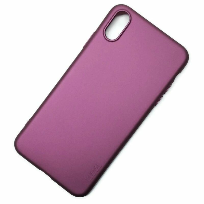 Чехол на iPhone X/XS, силикон Guardian series, бордовый