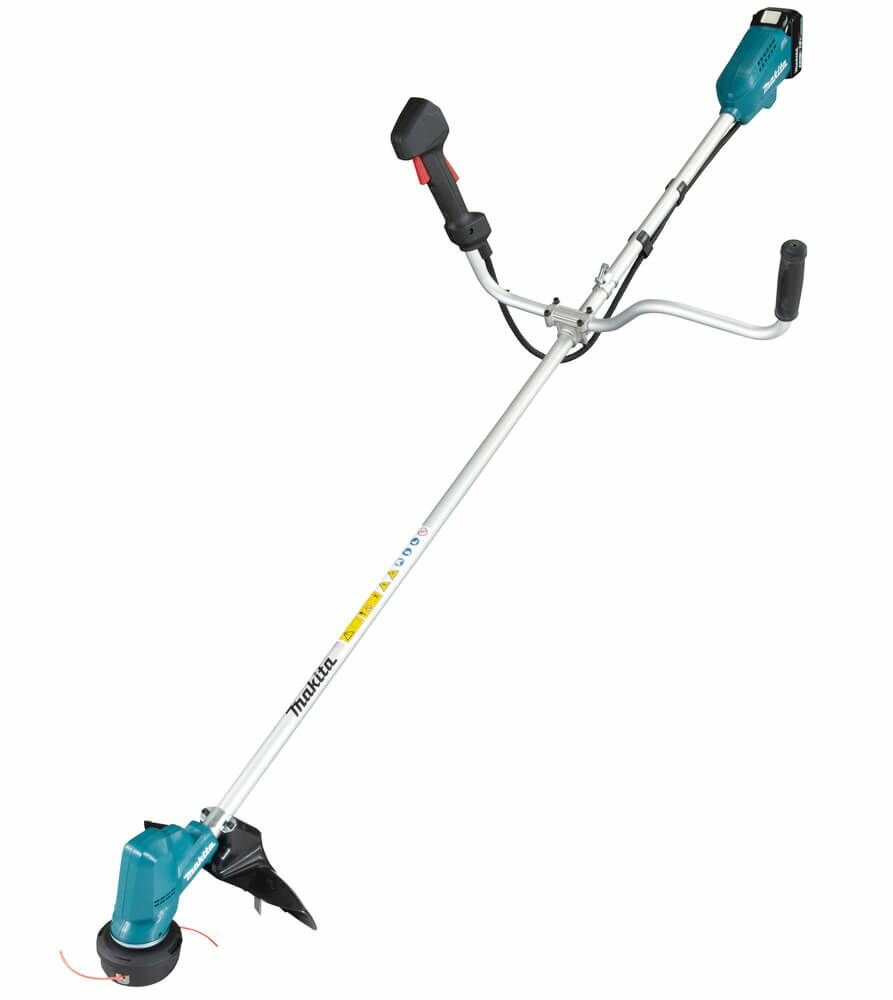 Триммер аккумуляторный садовый для травы MAKITA DUR190URT3 LXT BL (2 аккумулятора 18В 5.0Ач, зарядное устр.)