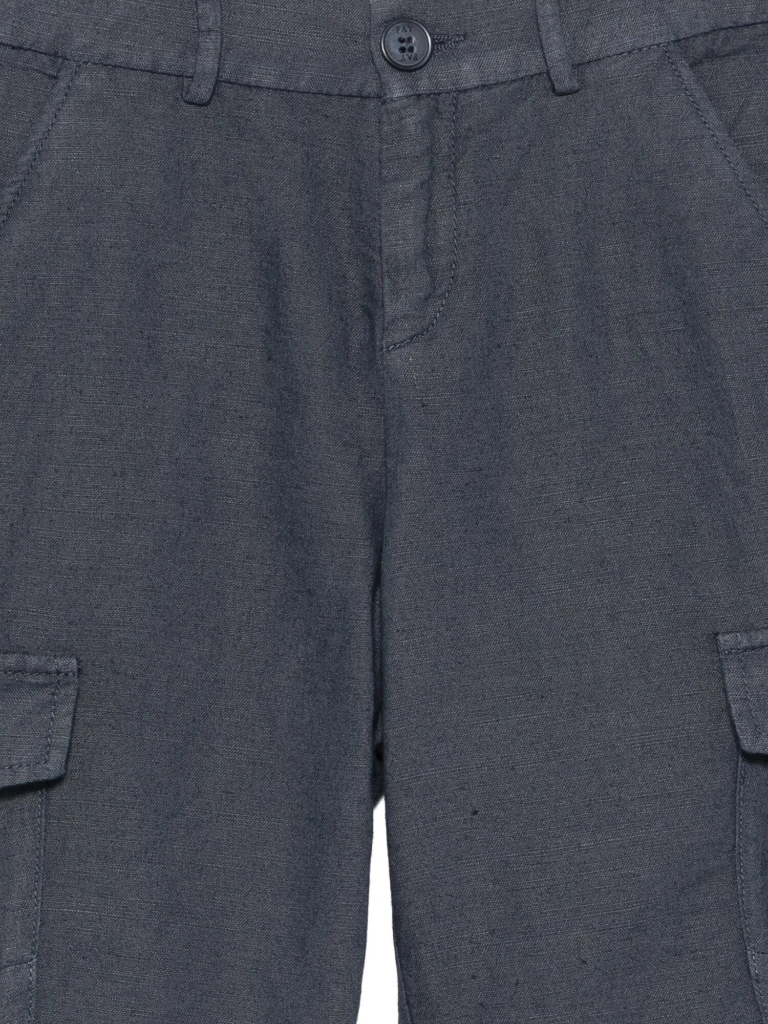 Шорты FAY Belt-loop cargo shorts, размер 8 лет, синий — фото 1