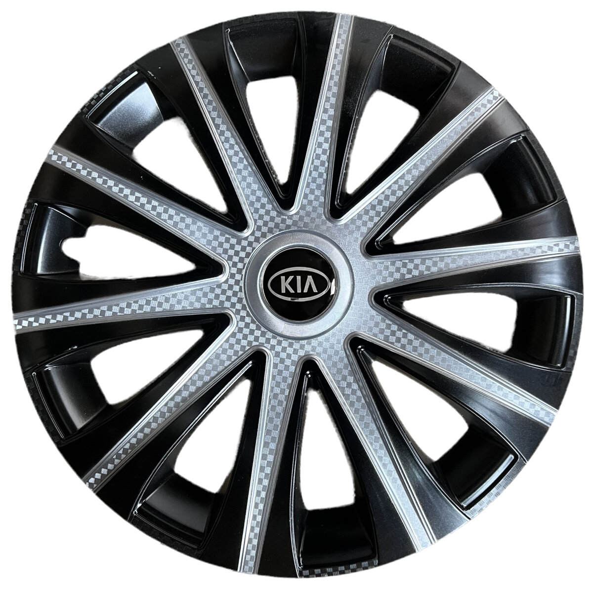 Автомобильные колпаки КИ майбах супер блэк R14", в комплекте 4 колпака