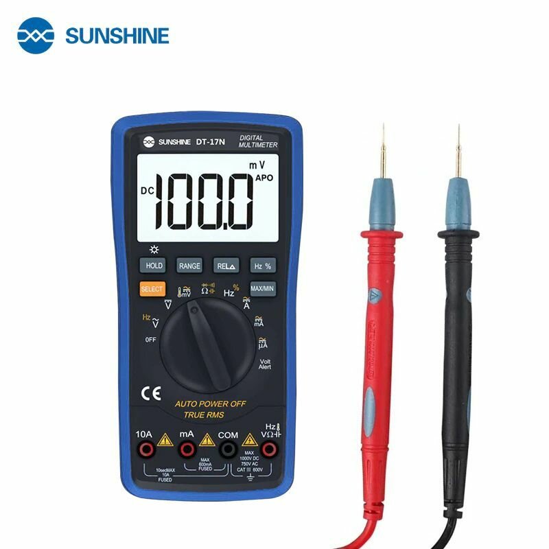 Портативный мини мультиметр SUNSHINE DT-17N