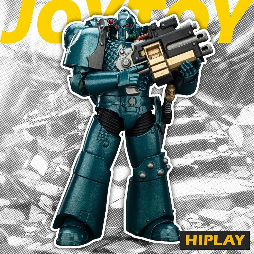 HIPLAY JOYTOY Warhammer The Horus Heresy Альфа Легион Охотник за головами с комбинированным болтером Banestrike и силовым кинжалом JT01406 1/18