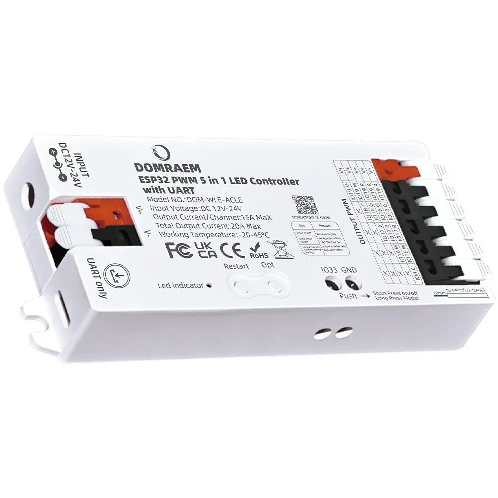 DOMRAEM ESP32 WLED RGB-контроллер