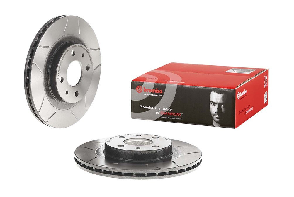 Диск тормозной вентилируемый передний BREMBO (09.8903.75) Xtra Max